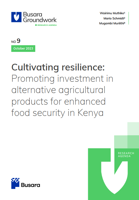 Cultivating resilience: promoting investment in alternative ...